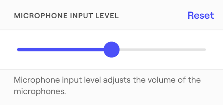 All About "Mic Input Level"